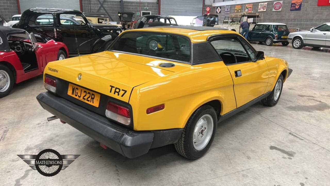 Lot 236 - 1977 TRIUMPH TR7