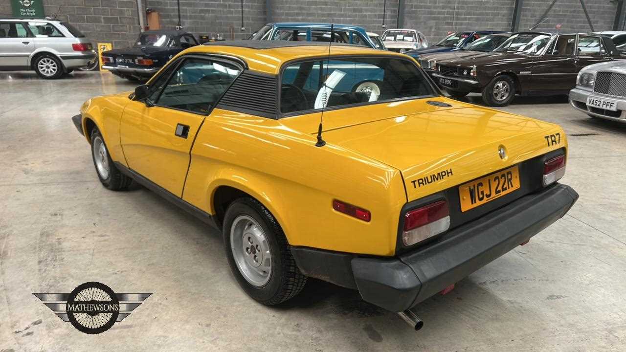 Lot 236 - 1977 TRIUMPH TR7