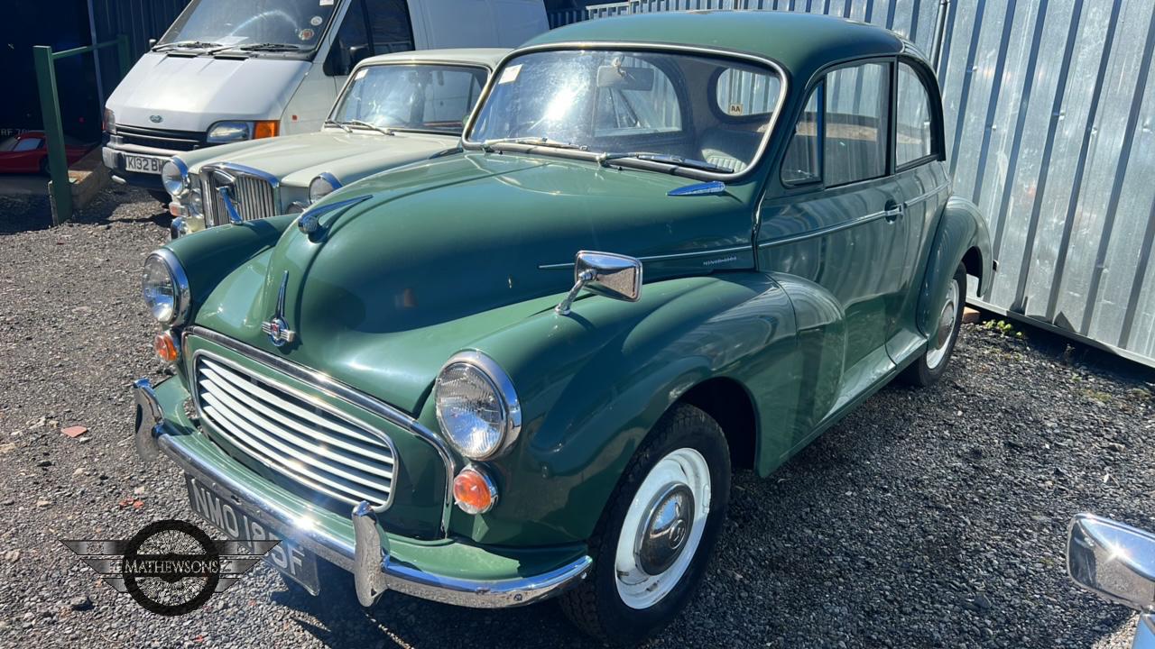 Lot 70 - 1967 MORRIS MINOR 1000