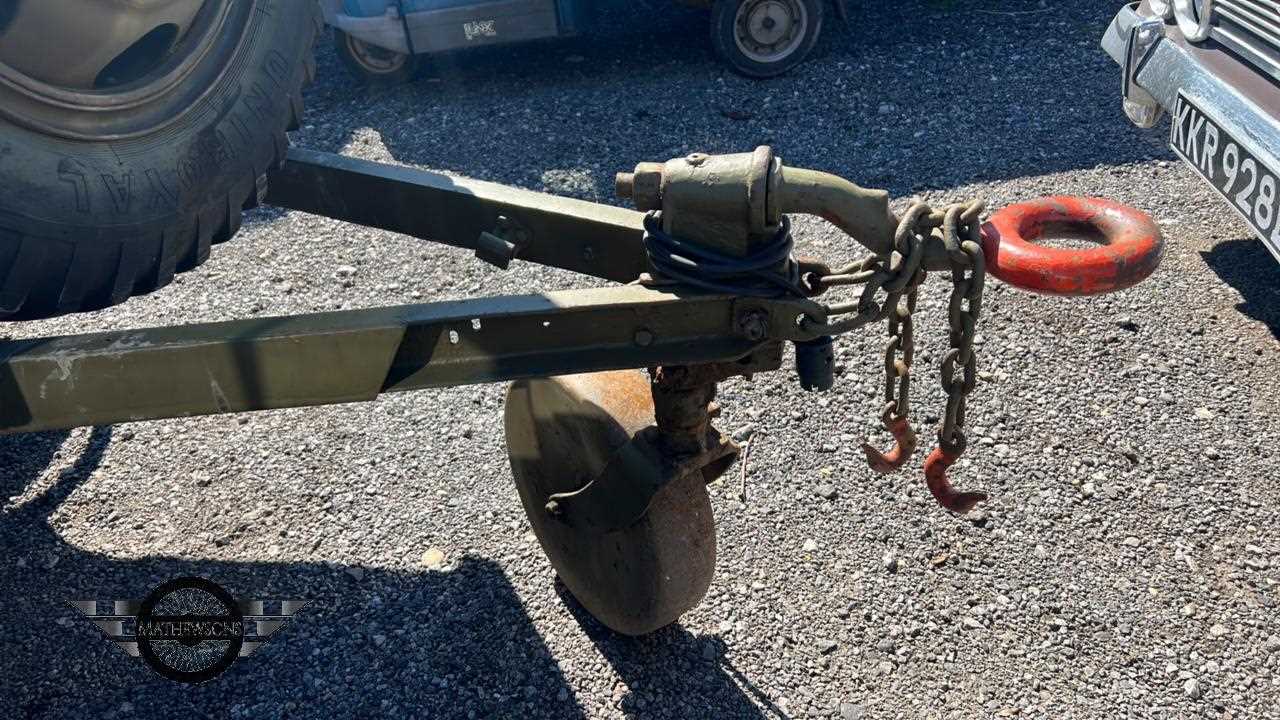 Lot 622 - 1945 WW2 BEN-HUR TRAILER