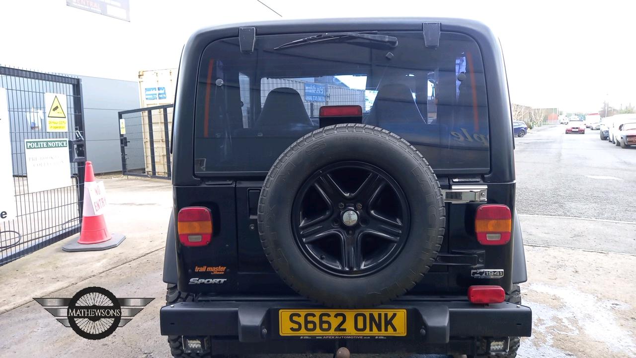 Lot 492 - 1998 JEEP WRANGLER 4.0 SPORT