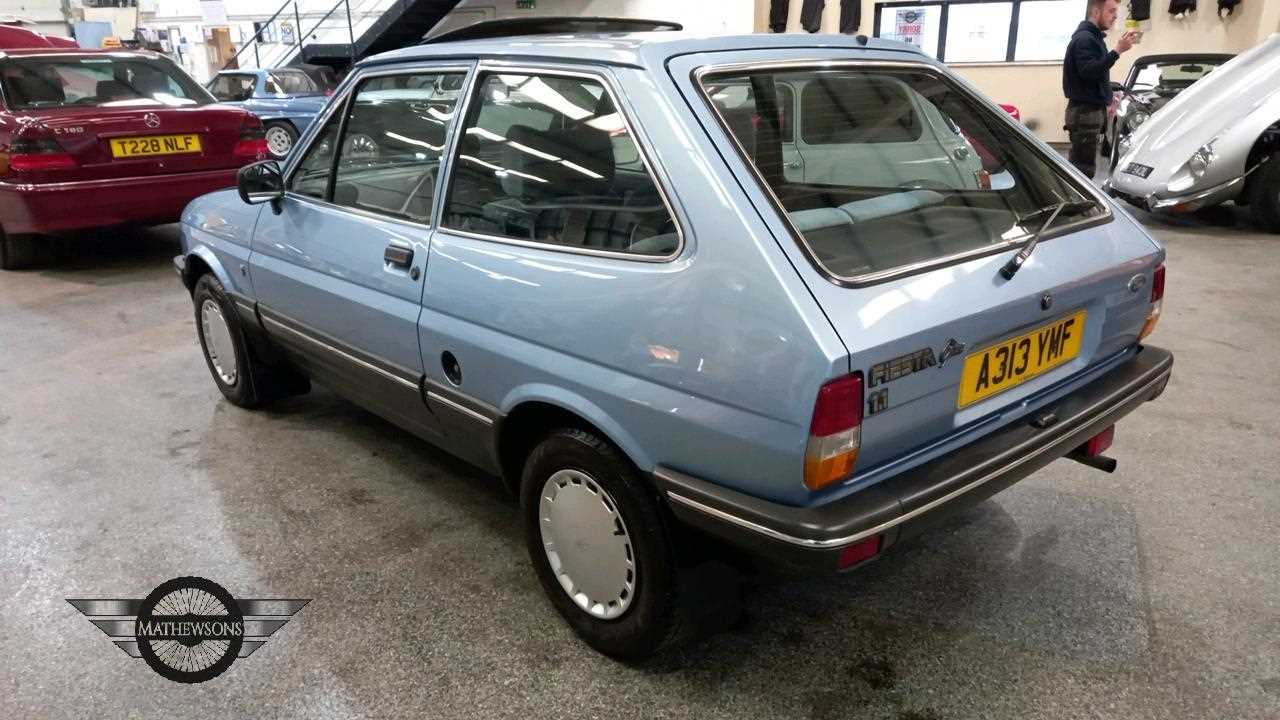 Lot 592 - 1984 FORD FIESTA GHIA
