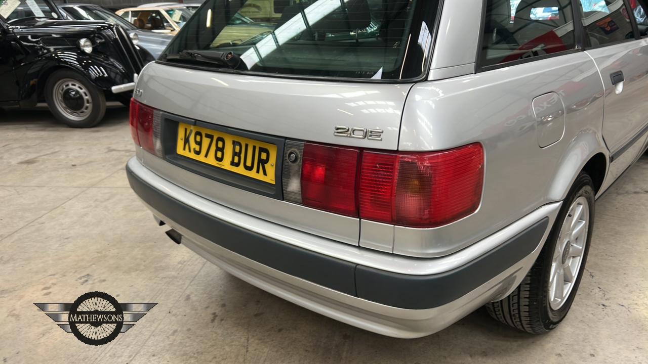 Lot 582 - 1993 AUDI 80 E