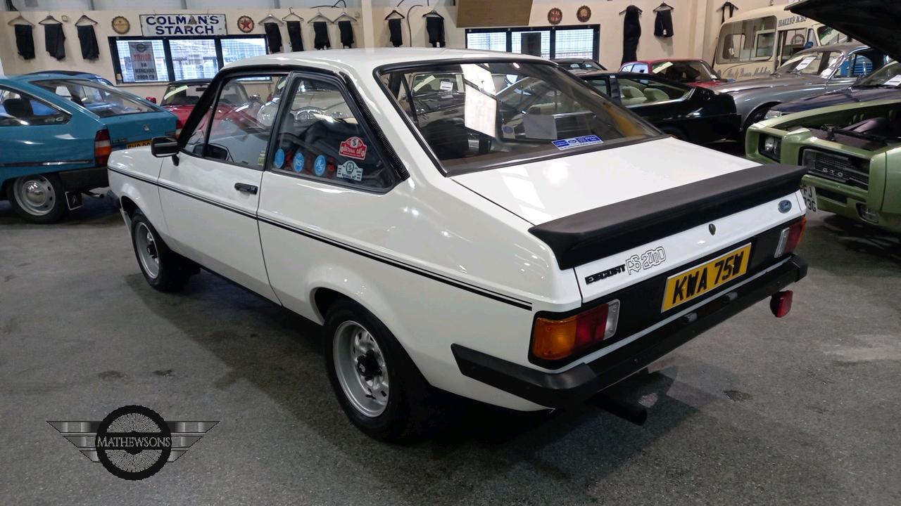 Lot 214 - 1980 FORD MK2 ESCORT RS2000 BASE MODEL