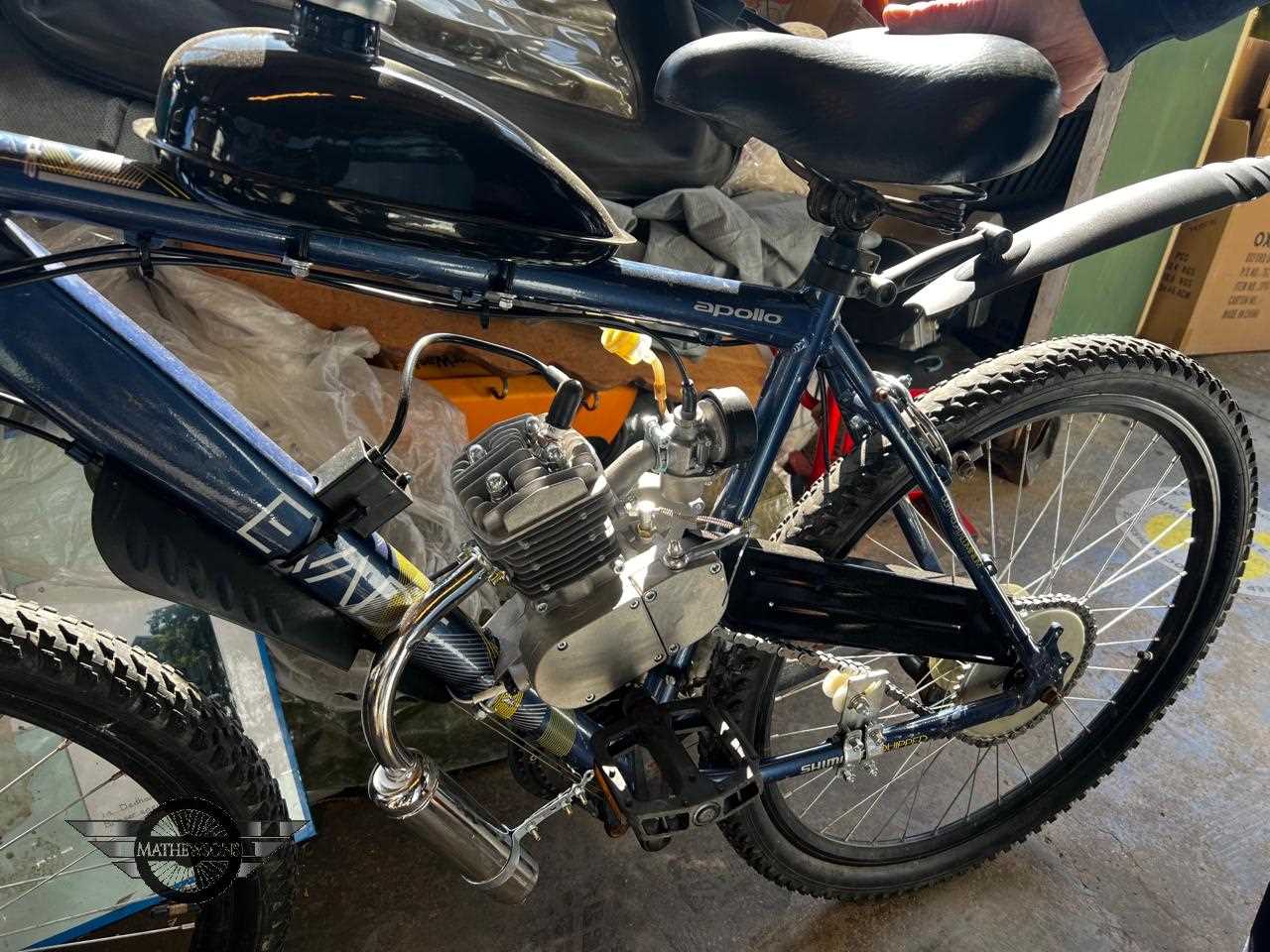 Lot 706 - PEDAL AND POP MOTOR BICYCLE