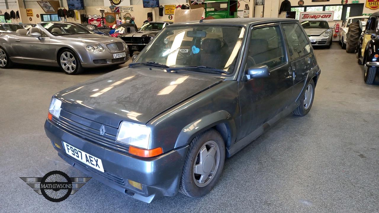 Lot 728 - 1988 RENAULT 5 GT TURBO