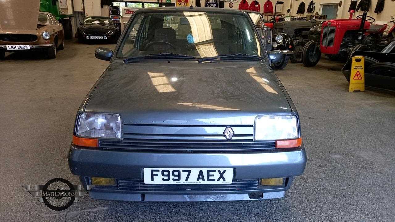 Lot 728 - 1988 RENAULT 5 GT TURBO