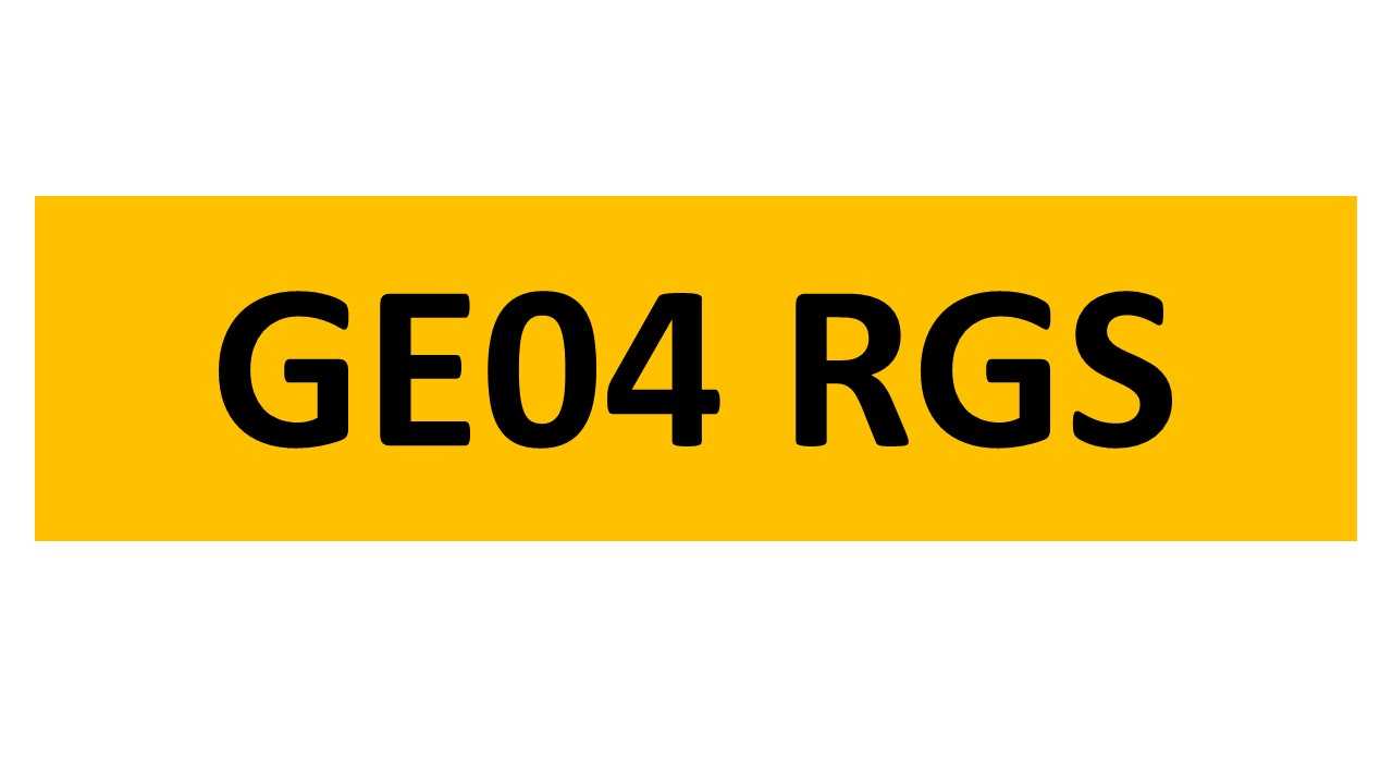 Lot 37 - REGISTRATION ON RETENTION - GE04 RGS