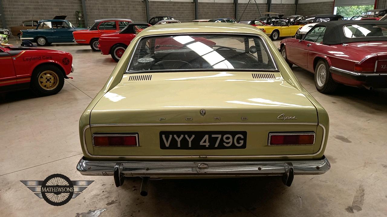 Lot 140 - 1968 FORD CAPRI 1600 XL