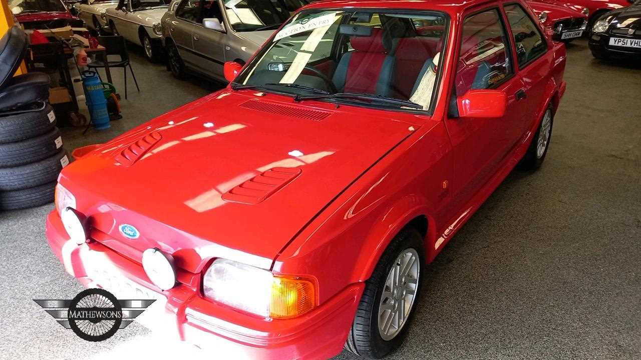 Lot 466 - 1990 FORD ESCORT XR3 INJ