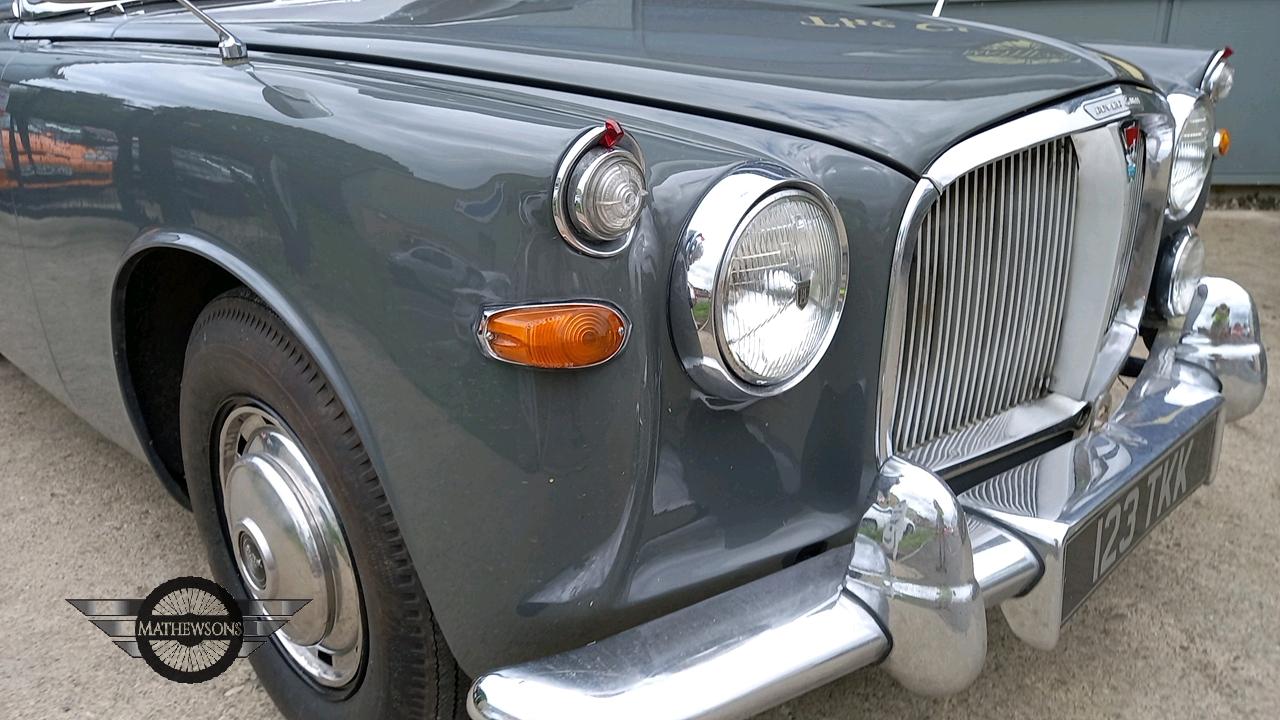 Lot 2 - 1962 ROVER 3 LITRE
