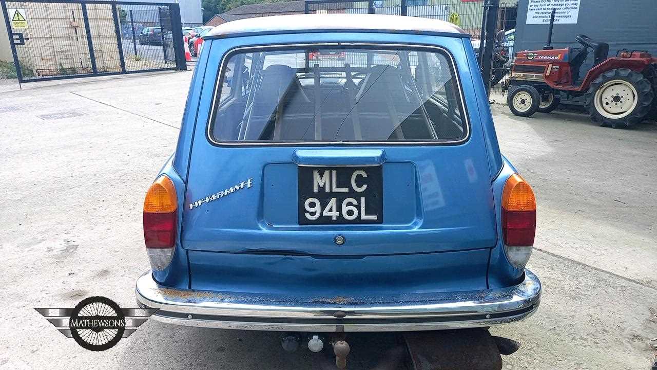 Lot 516 - 1972 VOLKSWAGEN 1600 A VARIANT