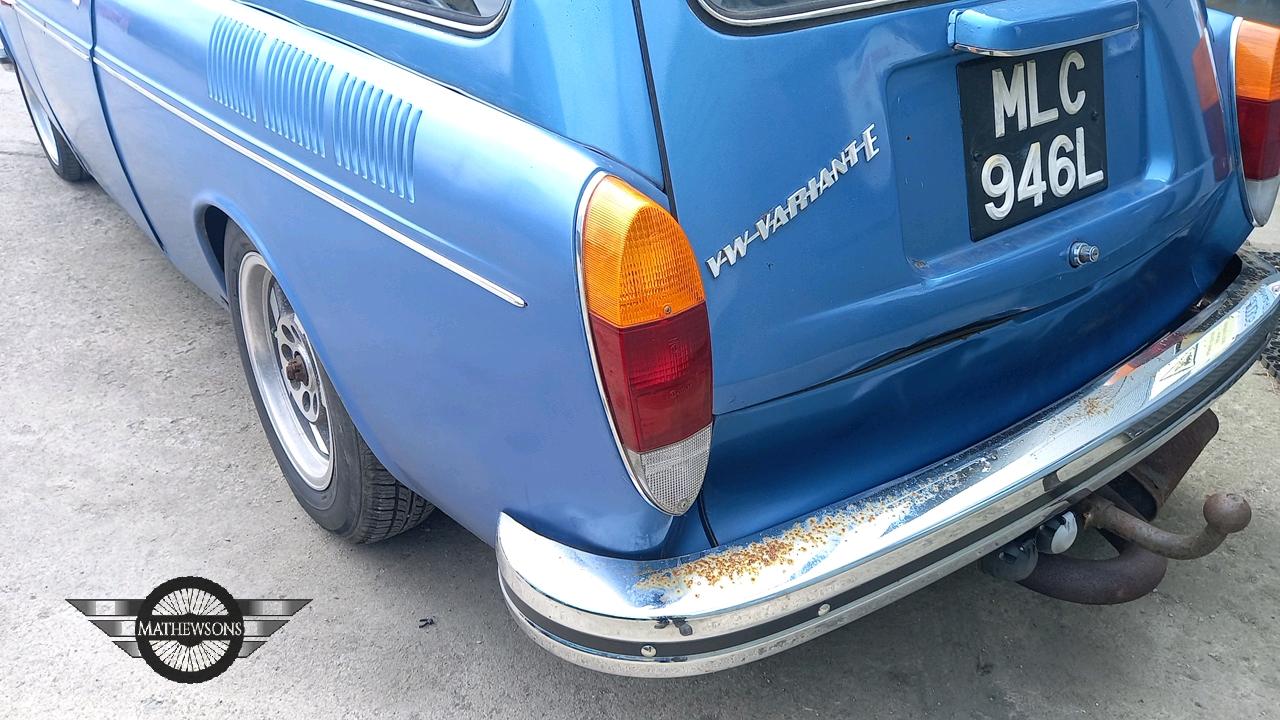 Lot 516 - 1972 VOLKSWAGEN 1600 A VARIANT