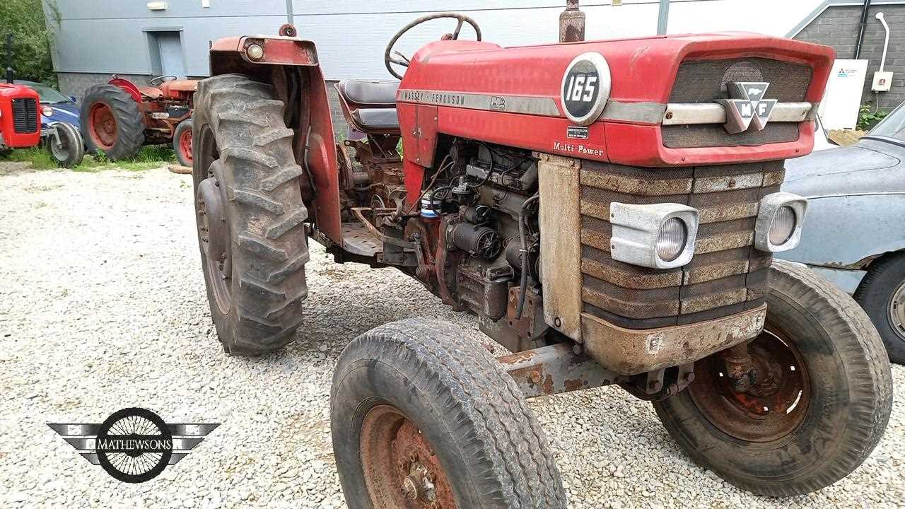Lot 558 - 1967 MASSEY FERGUSON 165 MULTI POWER