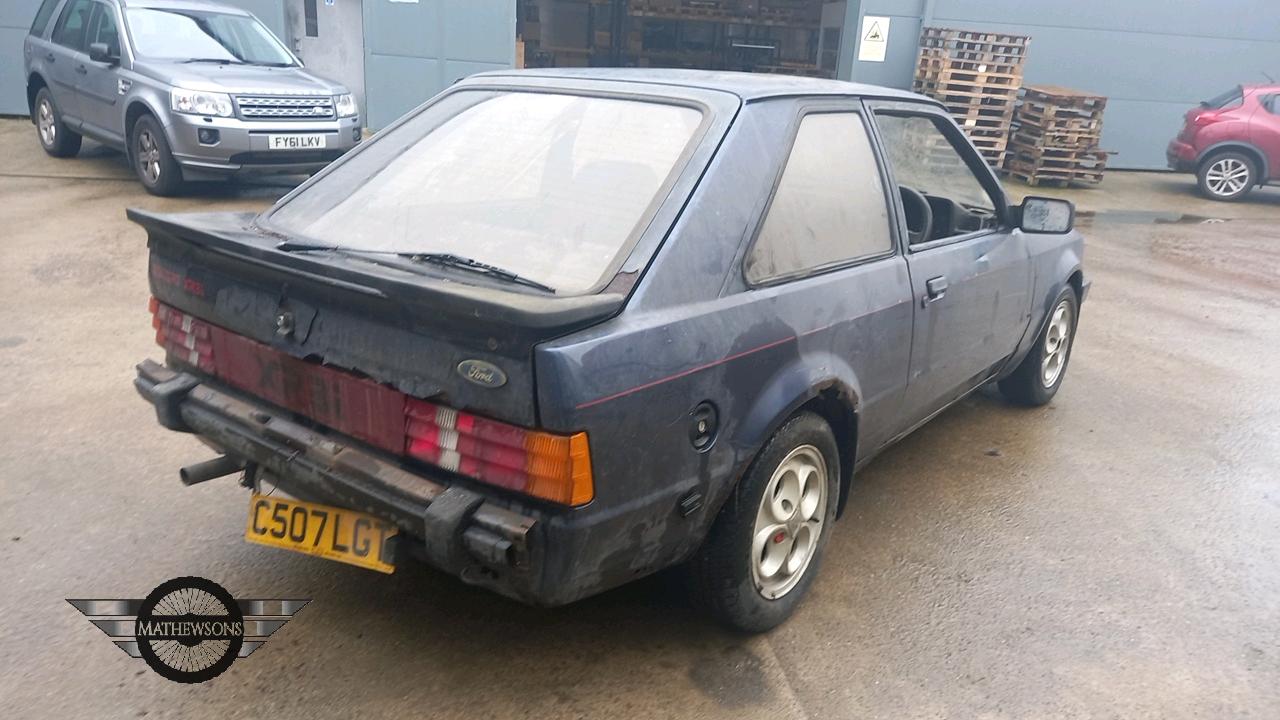 Lot 7 - 1985 FORD ESCORT XR3 INJ