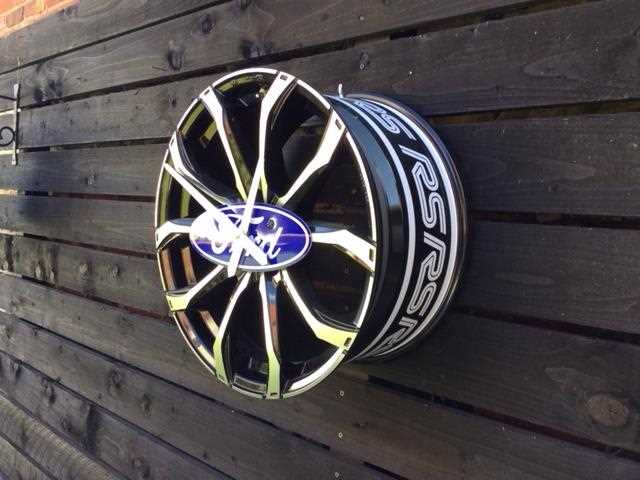 Lot 273 - FORD RS ALLOY WHEEL CLOCK