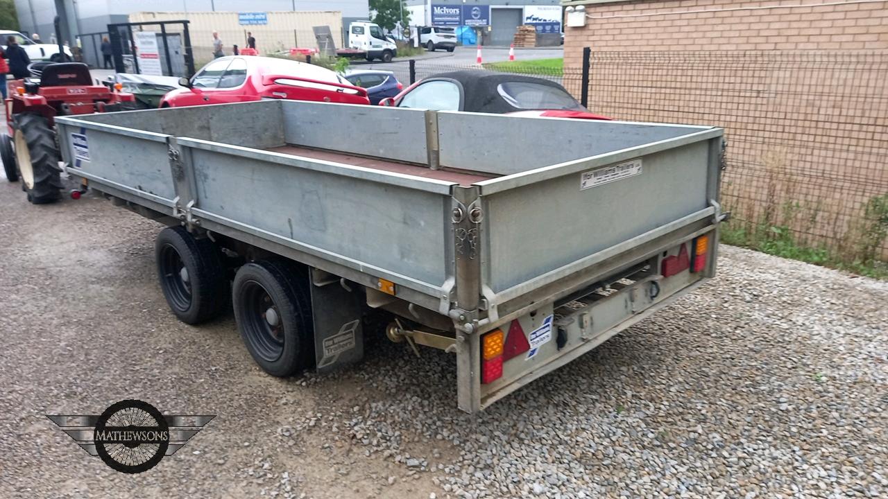 Lot 58 - IFOR WILLIAMS TRAILER TWIN AXEL 3.5 TON
