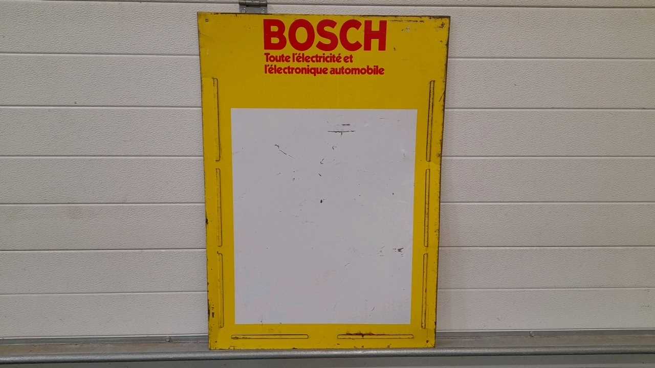 Lot 537 - BOSCH TIN WALL SIGN 33" X 24"