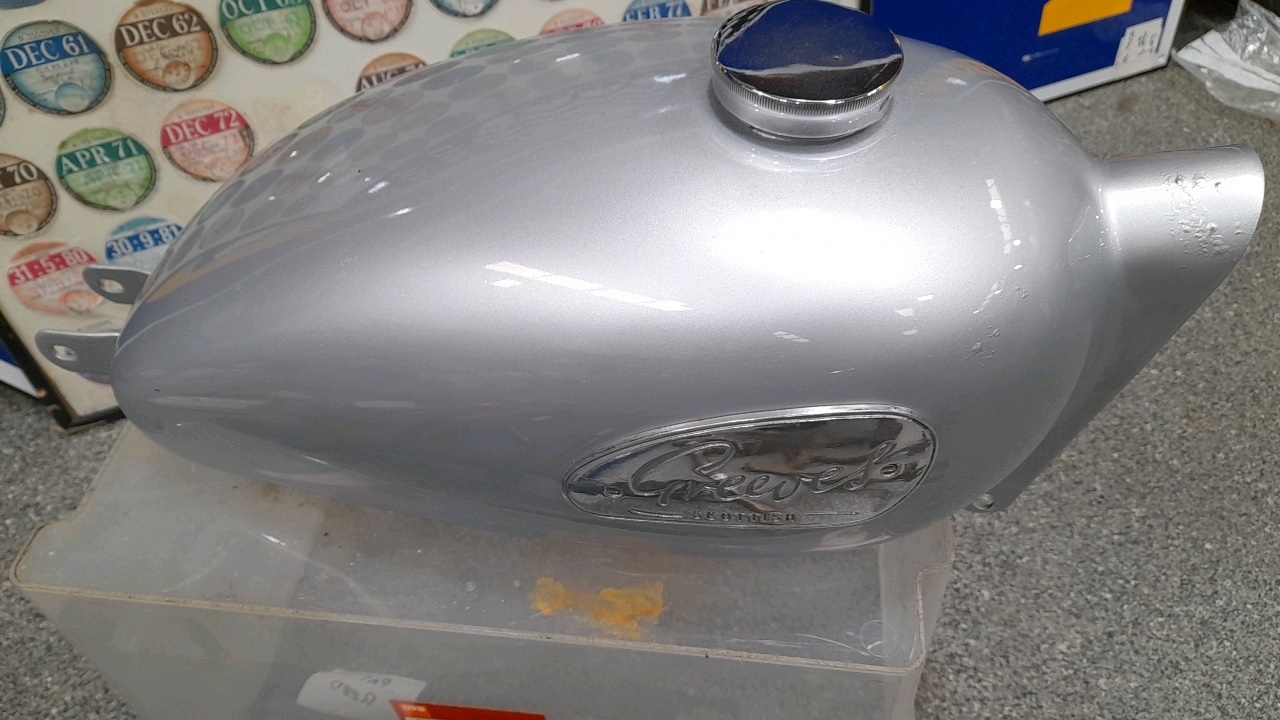 Lot 557 - GREEVES MOTOR CYCLE SPARE PARTS