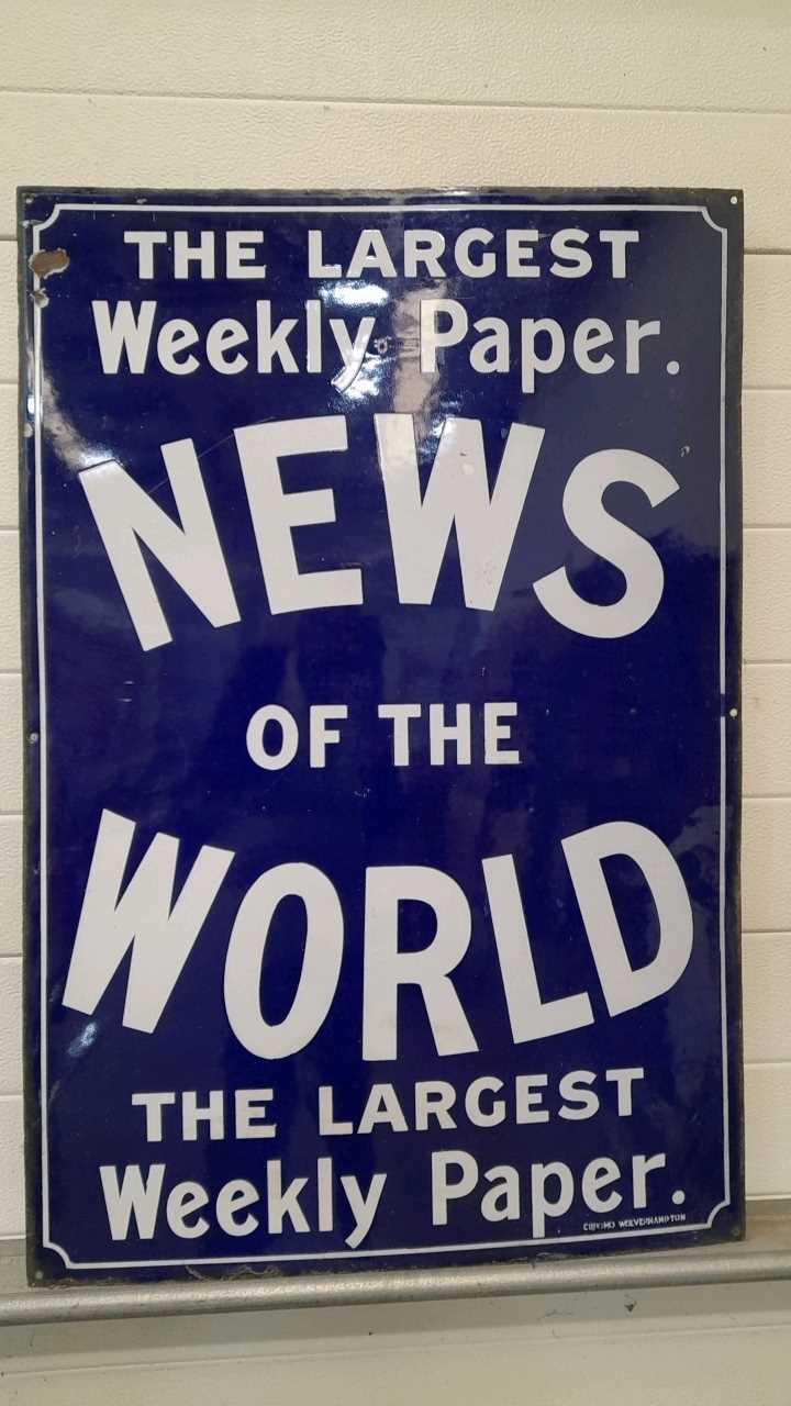 Lot 583 - THE LARGEST WEEKLY PAPER NEWS OF THE WORLD