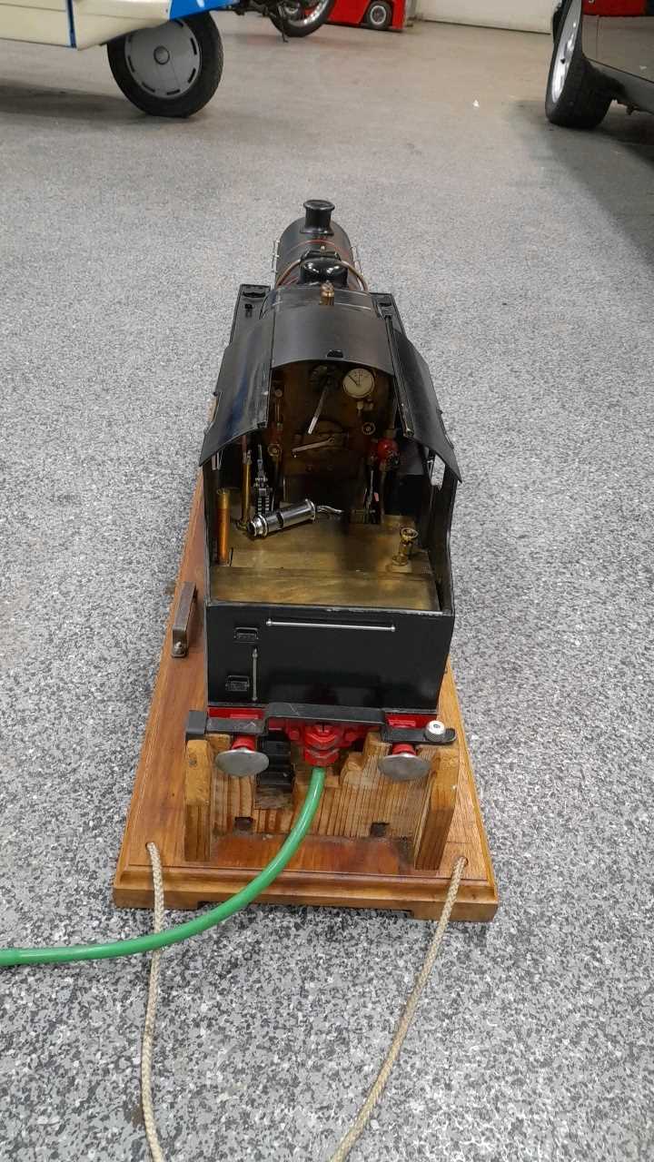 Lot 22 - LARGE MODEL STEAM TRAIN