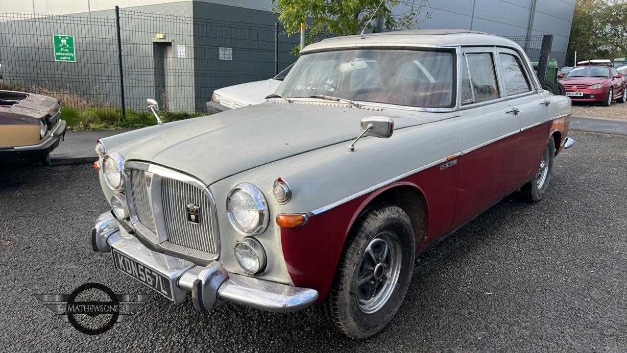 Lot 652 - 1972 ROVER P5 3.5 LITRE AUTO