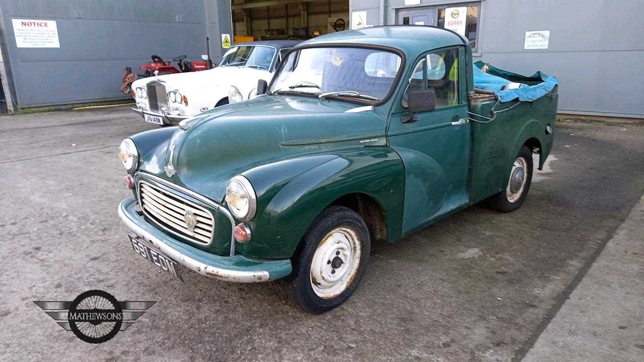 Lot 444 - 1961 MORRIS MINOR 1000 PICK-UP