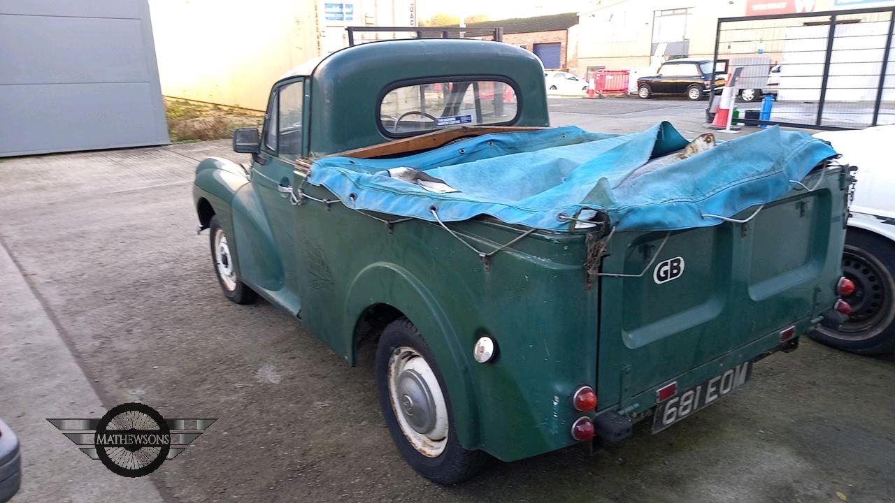Lot 444 - 1961 MORRIS MINOR 1000 PICK-UP