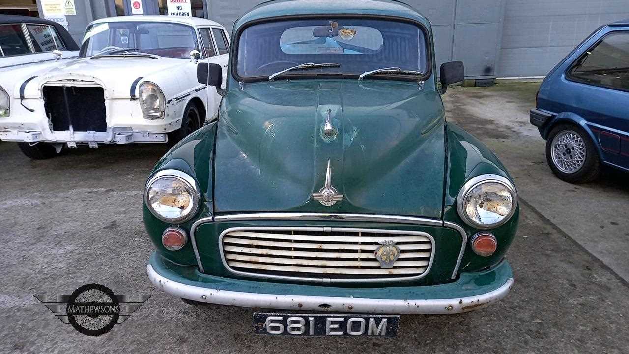Lot 444 - 1961 MORRIS MINOR 1000 PICK-UP