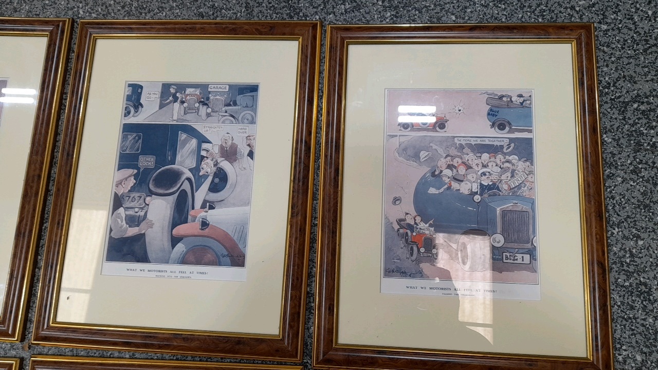 Lot 118 - 10 X FRAMED PRINTS SIGNED BY GEORGE E STUDDY
