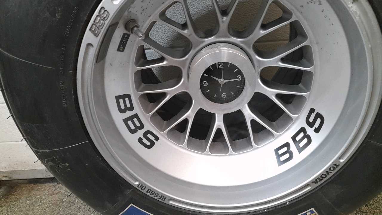 Lot 134 - TOYOTA FORMULA 1 WHEEL ON STAND