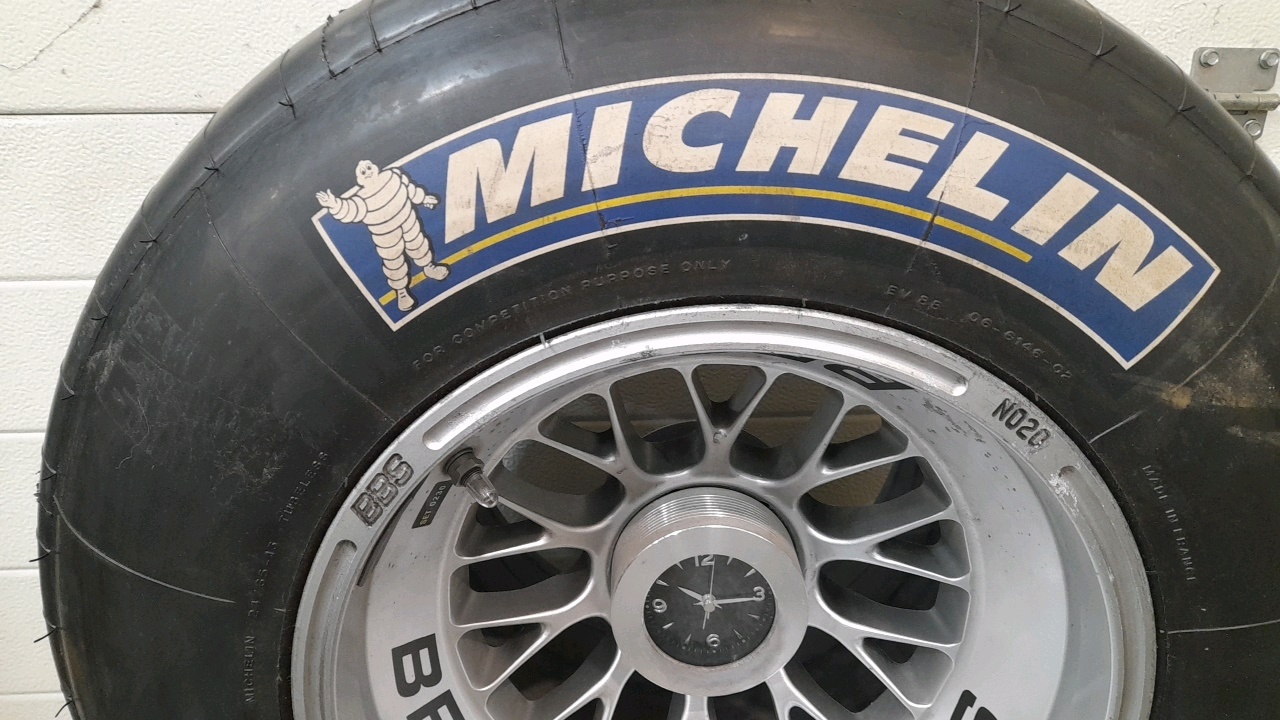Lot 134 - TOYOTA FORMULA 1 WHEEL ON STAND