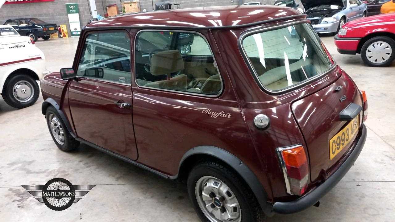 Lot 297 - 1985 AUSTIN MINI MAYFAIR AUTO