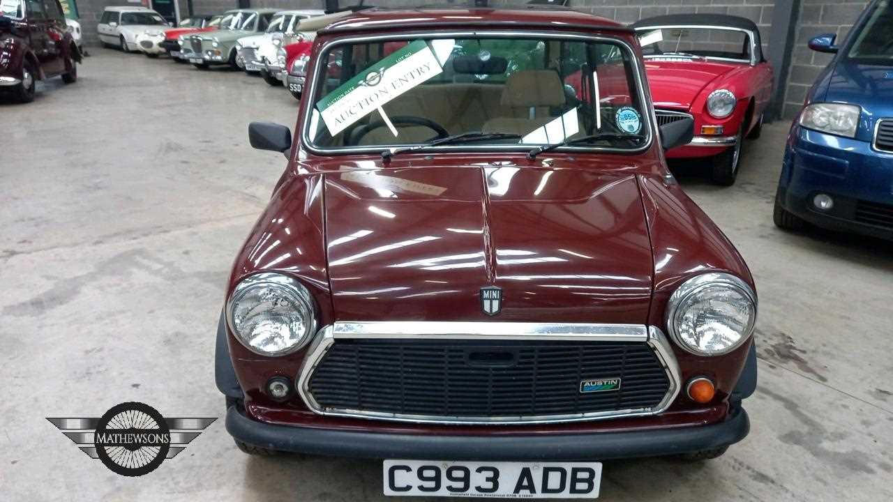 Lot 297 - 1985 AUSTIN MINI MAYFAIR AUTO