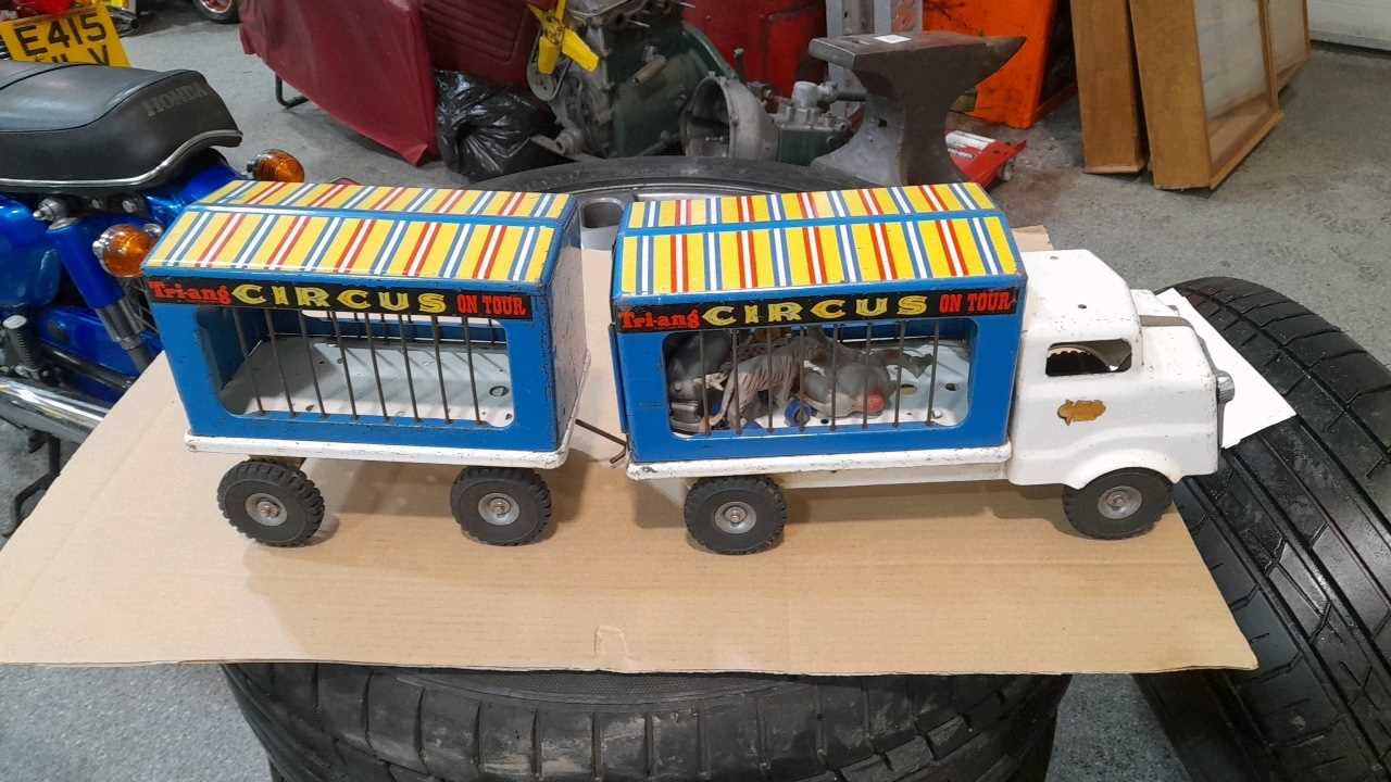 Lot 126 - TRIANG JUNIOR SERVICES CIRCUS TRUCK