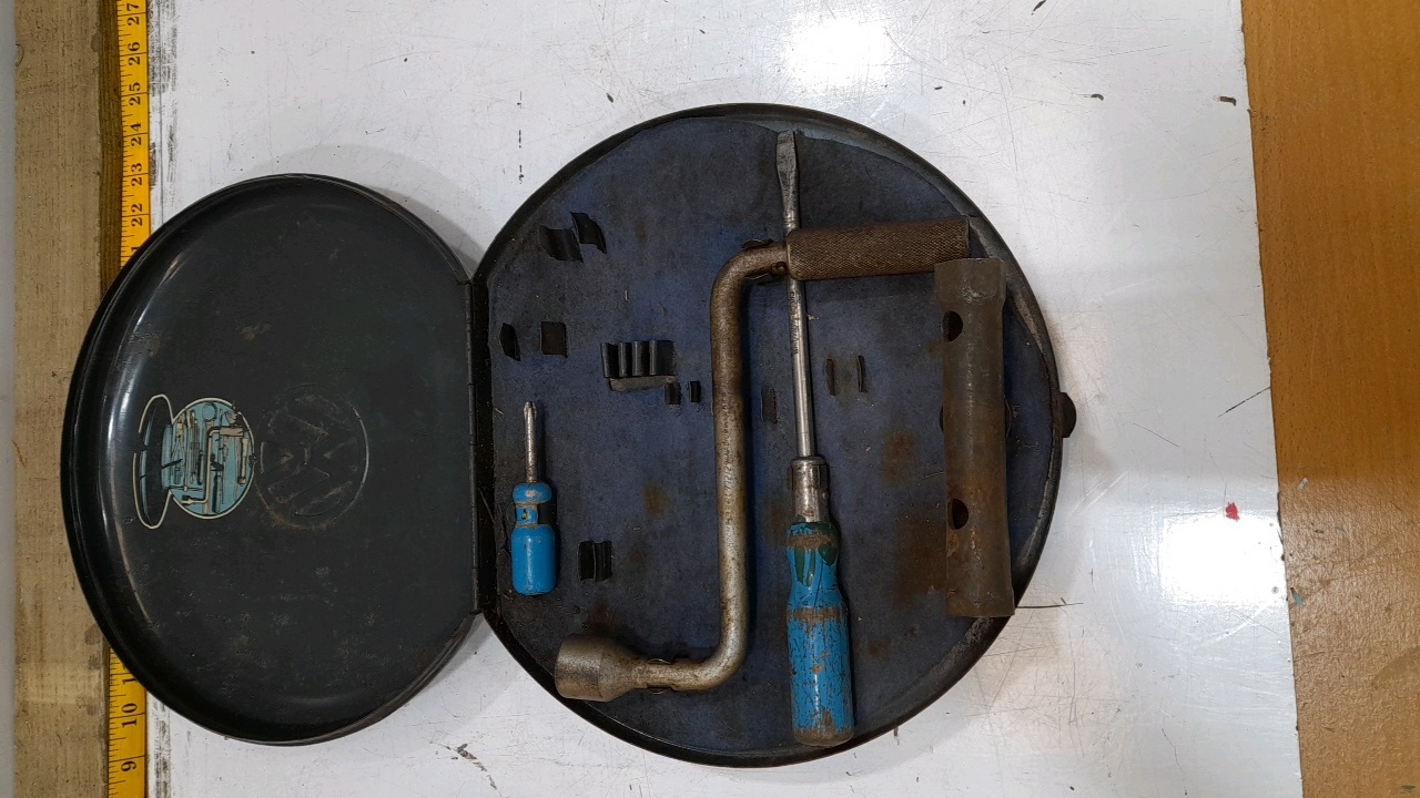 Lot 45 - VW BEETLE TOOL KIT FITS IN SPARE WHEEL