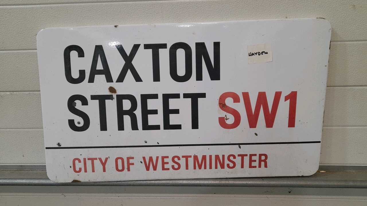 Lot 479 - CITY OF WESTMINSTER CAXTON STREET SW1 STREET
