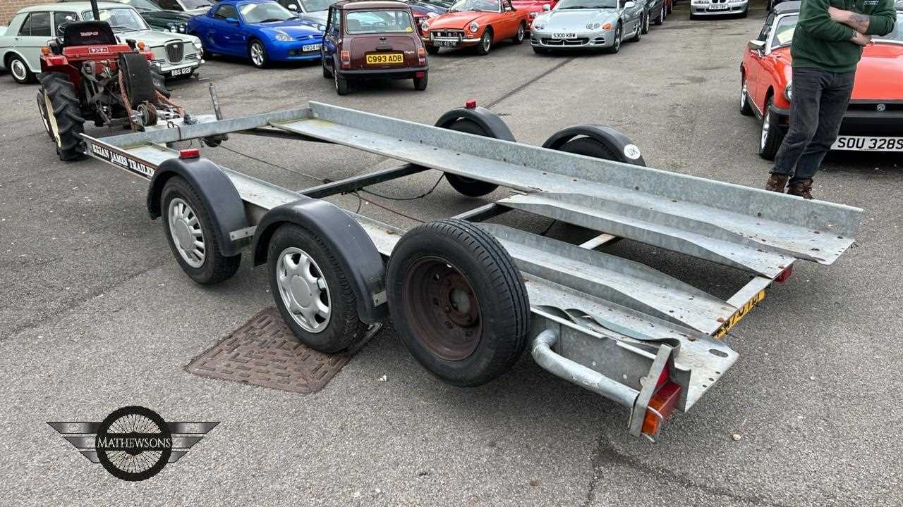 Lot 674 - BRIAN JAMES 14FT 4 WHEEL CAR TRAILER