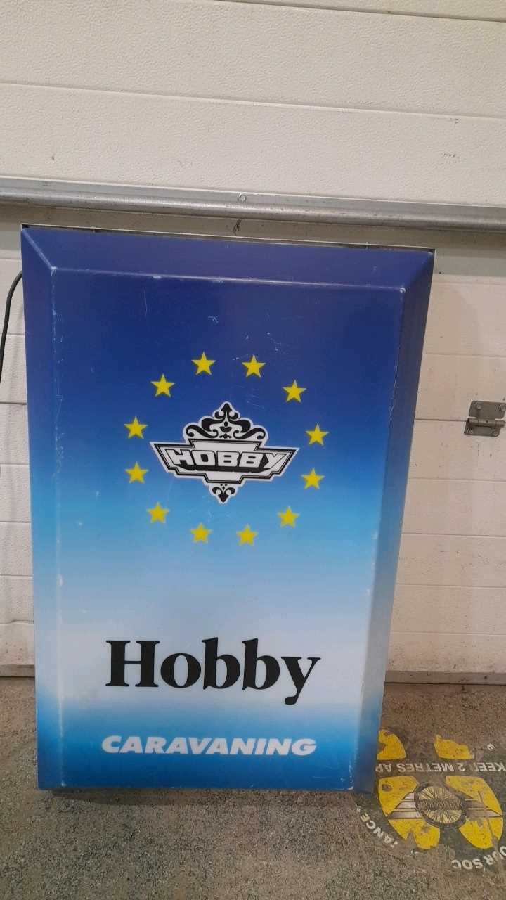 Lot 17 - HOBBY LIGHT UP SIGN