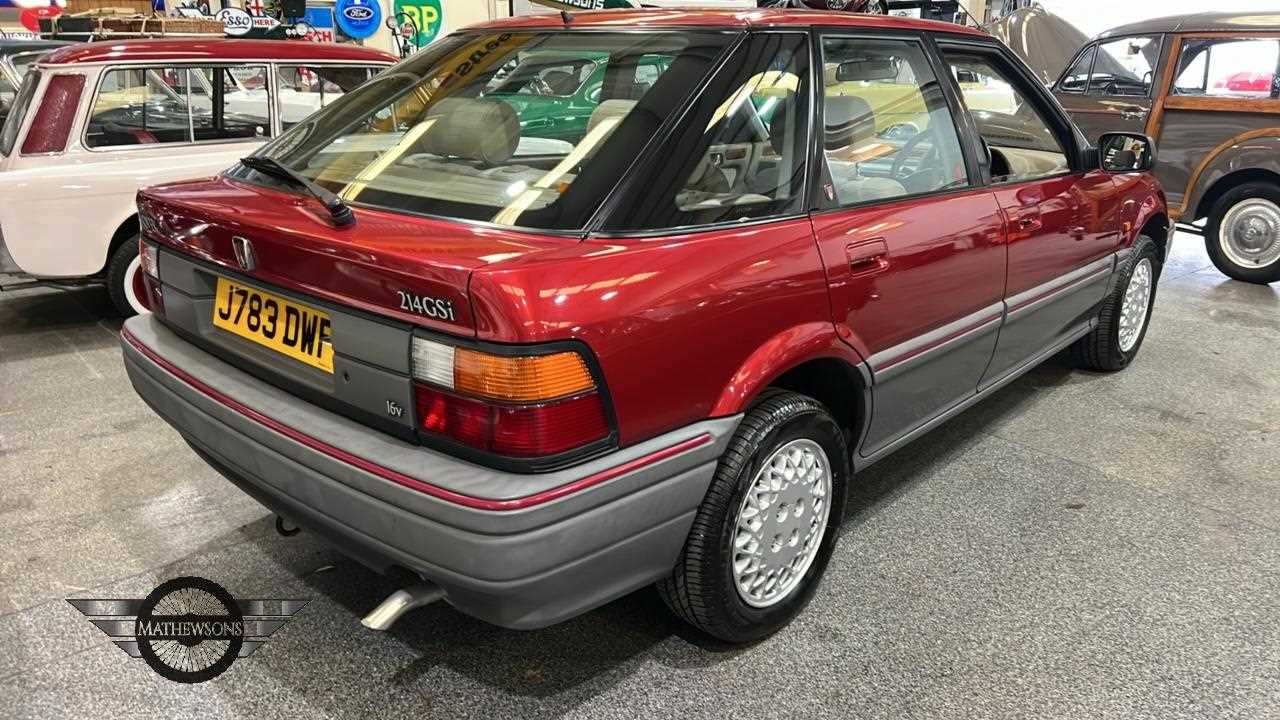 Lot 6 - 1991 ROVER 214 GSI