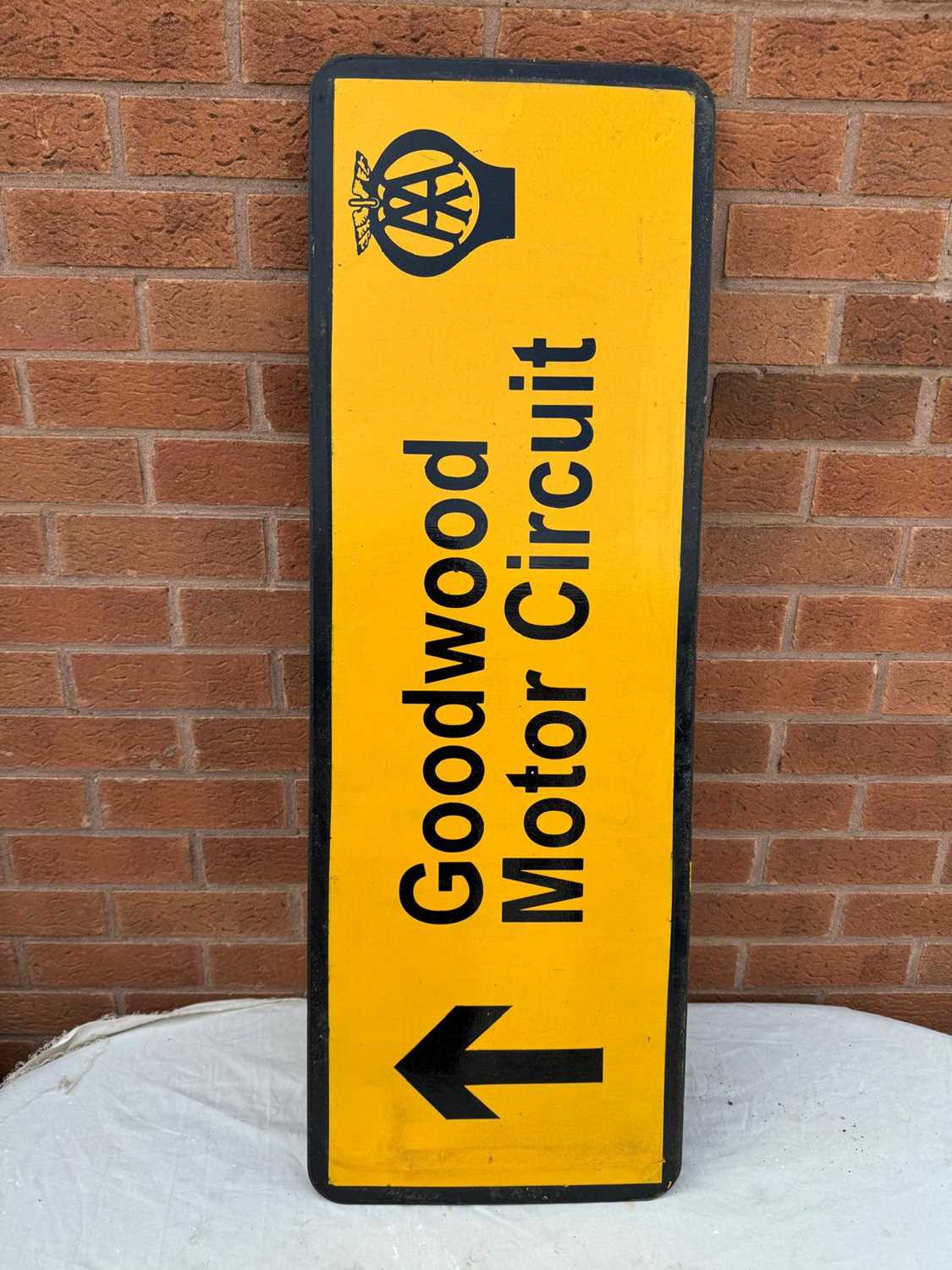 Lot 175 - AA GOODWOOD MOTOR CIRCUIT PLASTIC DIRECTION