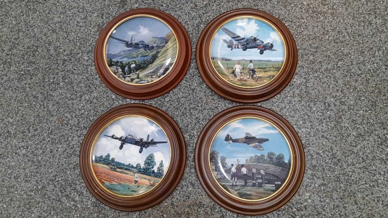 Lot 625 - 4 LIMITED EDITION WW2 FISHER PLANES ,FRAMED