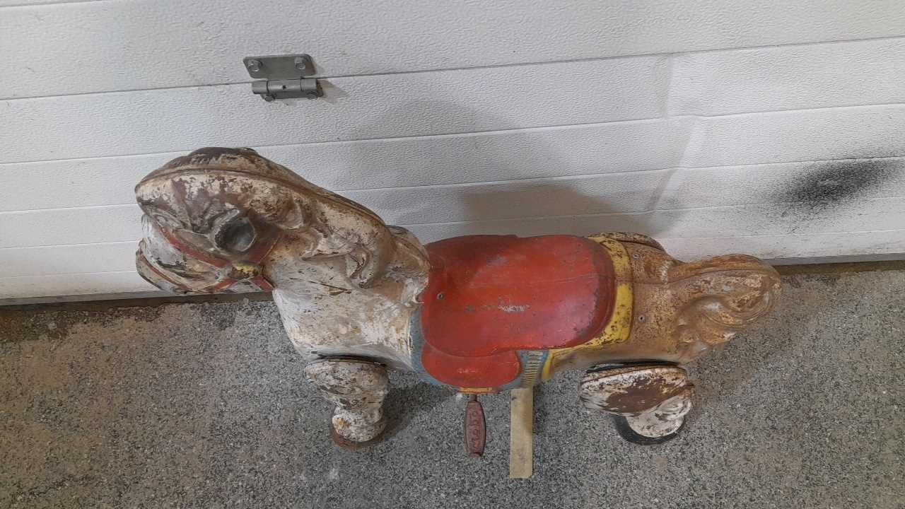 Lot 733 - MOBO BRONCO TIN HORSE