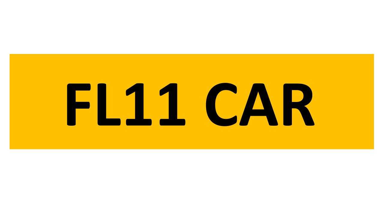 Lot 38 - REGISTRATION ON RETENTION - FL11 CAR