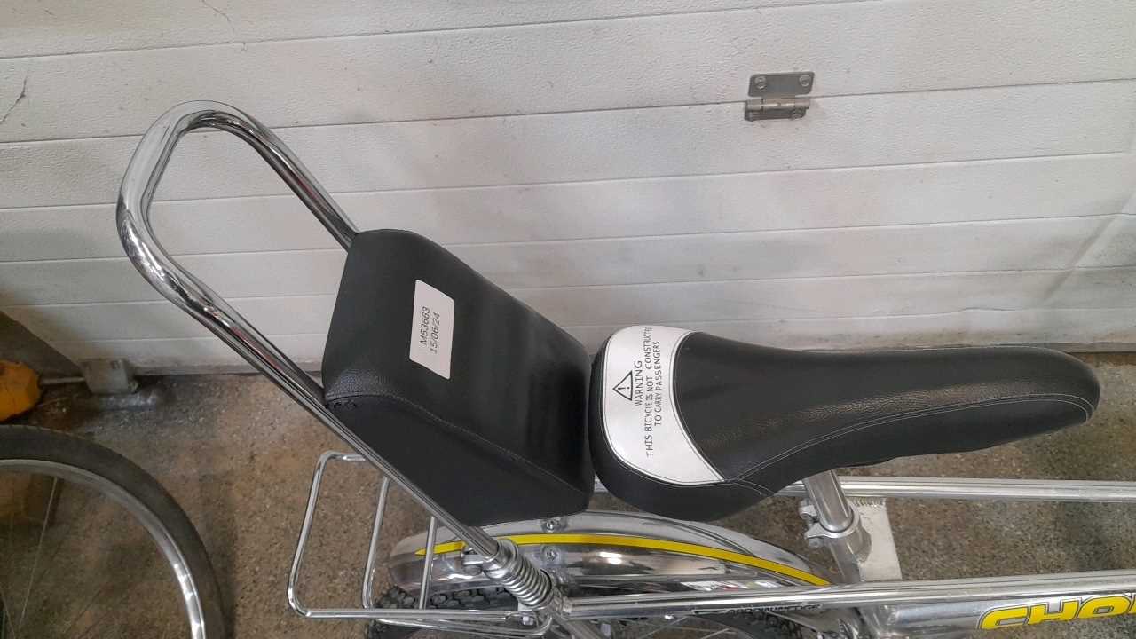 Lot 639 - MK3 SILVER CHROME RALEIGH CHOPPER