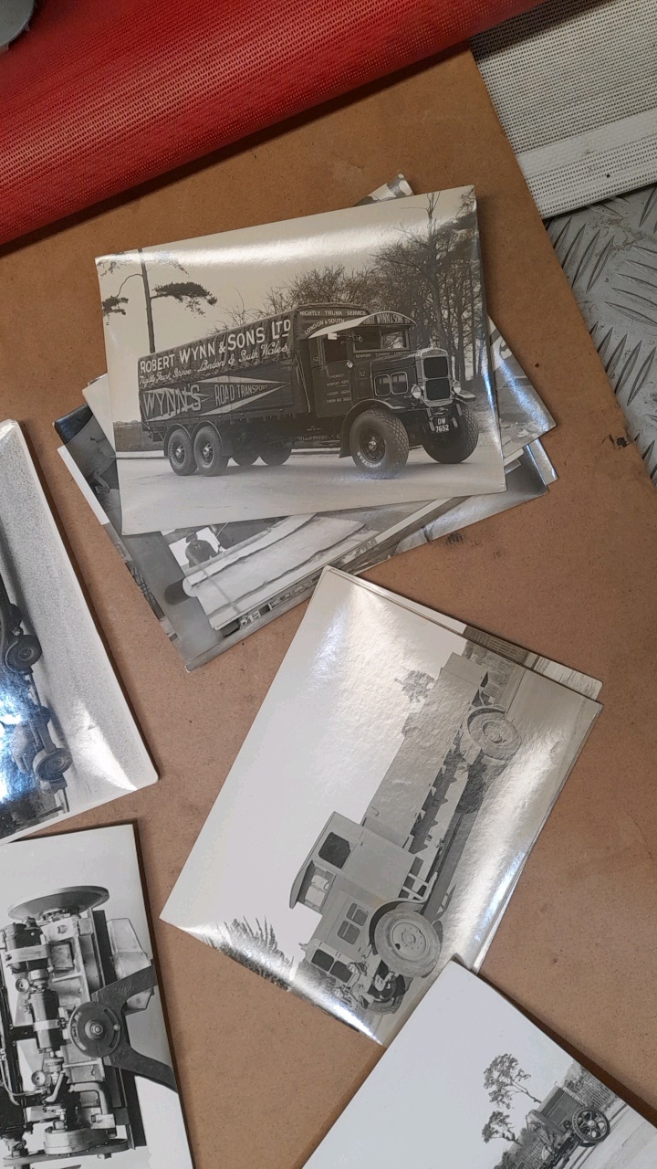 Lot 737 - 60 + STUDIO PHOTO'S OF SCAMMEL LORRIES