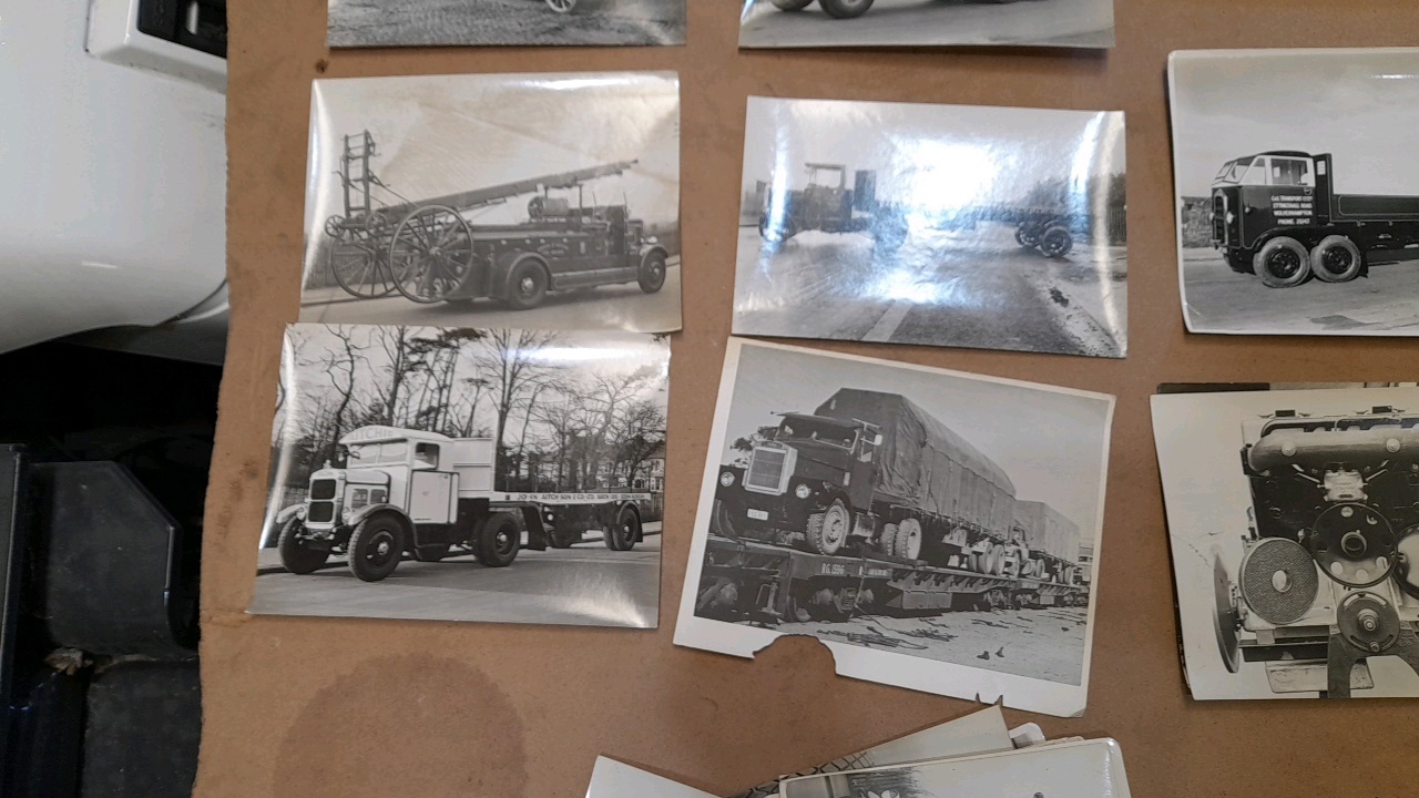 Lot 737 - 60 + STUDIO PHOTO'S OF SCAMMEL LORRIES