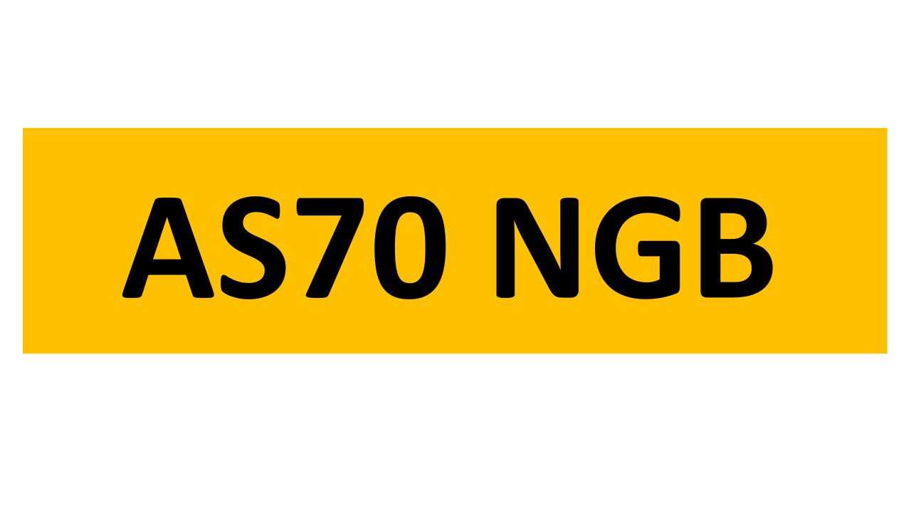 Lot 13 - REGISTRATION ON RETENTION - AS70 NGB