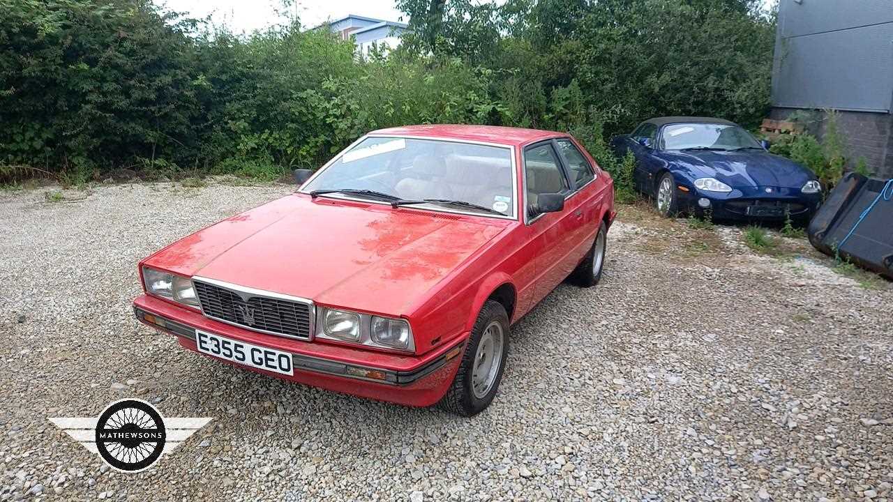 Lot 724 - 1988 MASERATI BITURBO