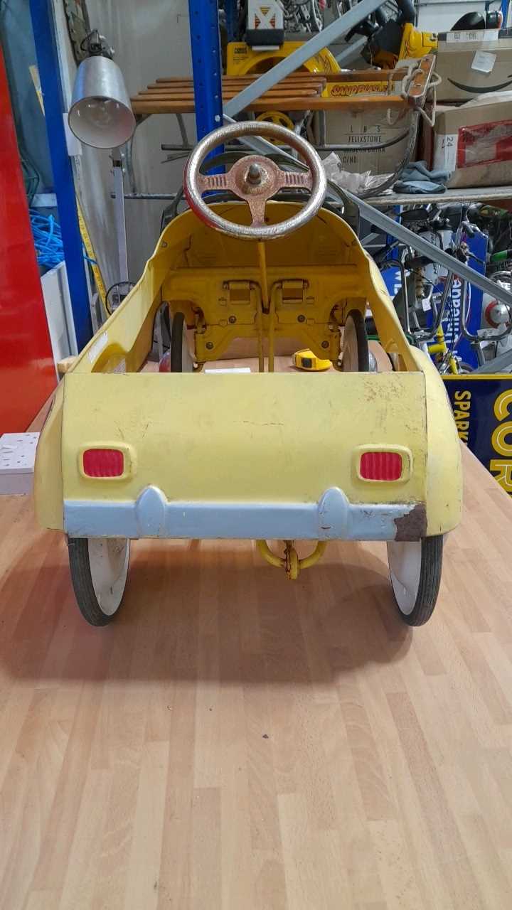 Lot 177 - RED LION SPEEDWAY SPECIAL YELLOW PEDAL CAR